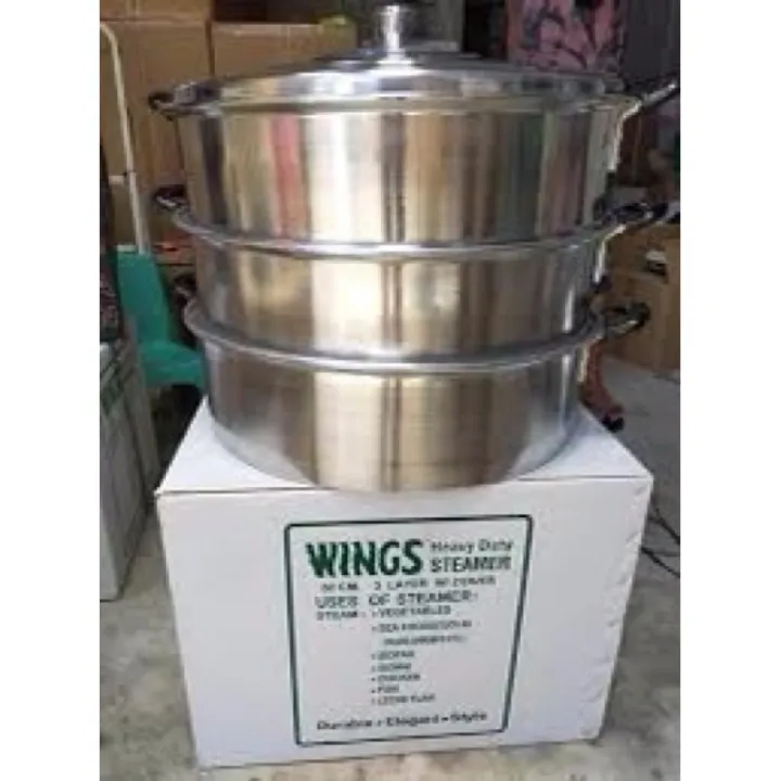 COD ALUMINUM STEAMER 45 CM JUMBO STEAMER ORIGINAL WINGS BRAND STEAMER ...