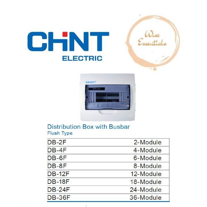 ins recommend CHINT Distribution Box Flush Type with Busbar 2Module to ...