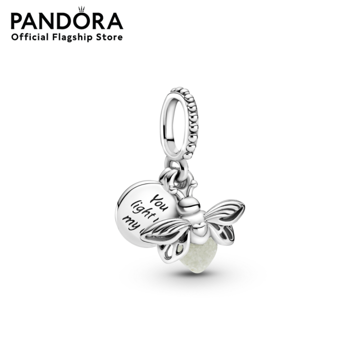 Pandora Glow-in-the-dark Firefly Dangle Charm เครื่องประดับ ชาร์ม ชาร์ม ...