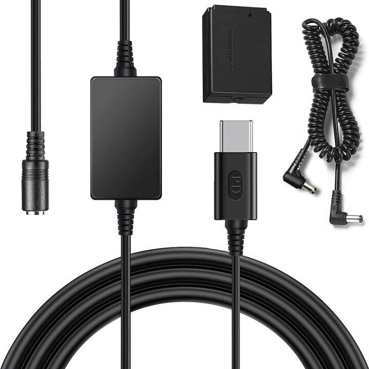 PD USB-C Convertor To LP-E12 Dummy DR E12 DC Coupler For Canon EOS M50 Mark II, EOS M2 , EOS ...