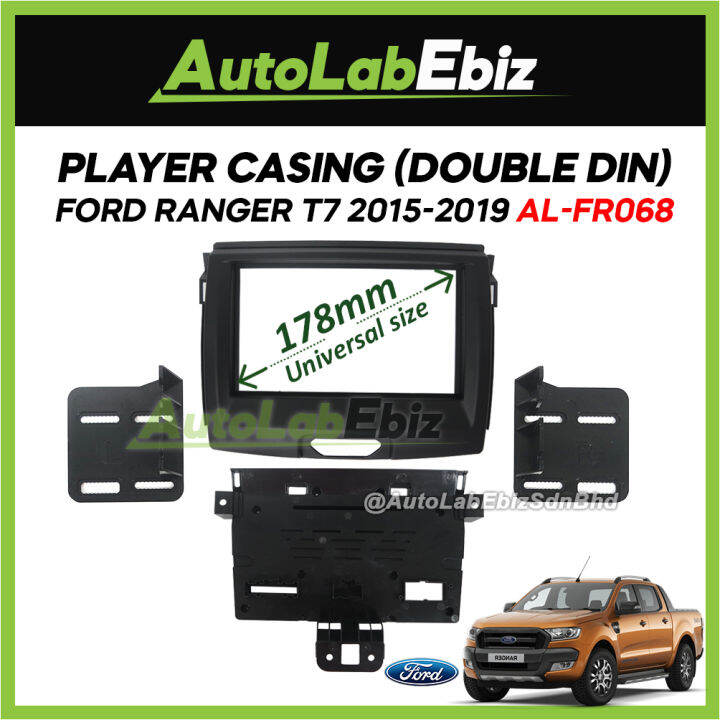 Player Casing Double Din (Universal Size - 178mm) Ford Ranger T7 2015 ...