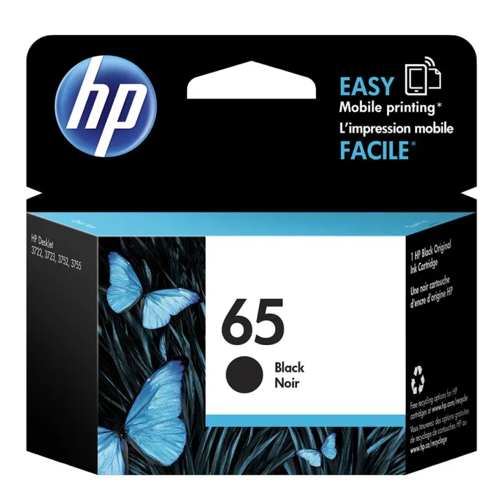 INK HP 65 Black For 3720/3721 (N9K02AA) | Lazada.co.th