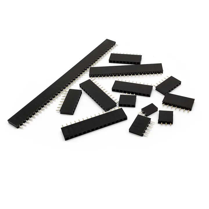 10Pcs Pitch 2.0 mm PCB Board Pin Header Straight Strip Single Row ...