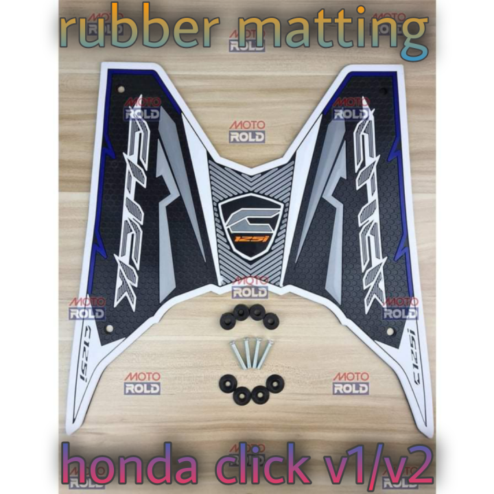 Honda click rubber matting 125/150, v1/v2/v3 | Lazada PH