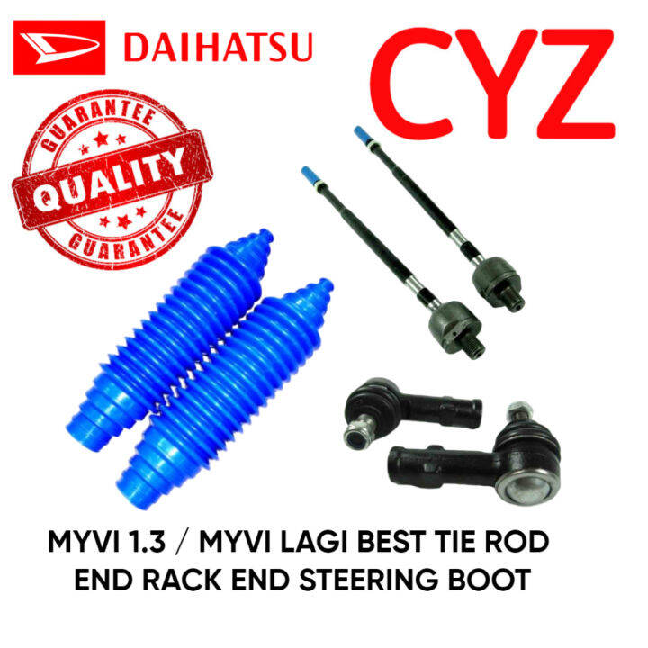 (1 SET) Tie Rod End / Rack End / Steering Boot PERODUA MYVI 1.3 OLD ...