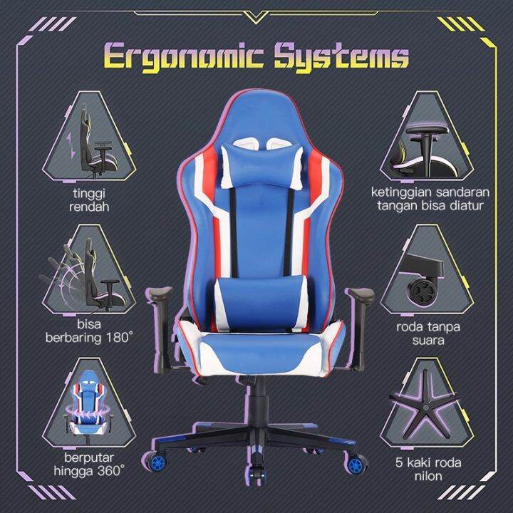 2022 Terbaru Kursi Gaming Murah/ Gaming Chair / Kursi Santai Kursi ...