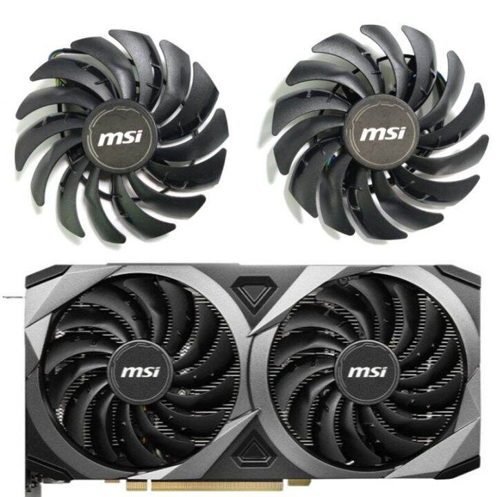 NEW 2PCS 95MM PLD10010S12HH RX 6700 XT Mech 2X Cooling fan，For MSI RTX ...