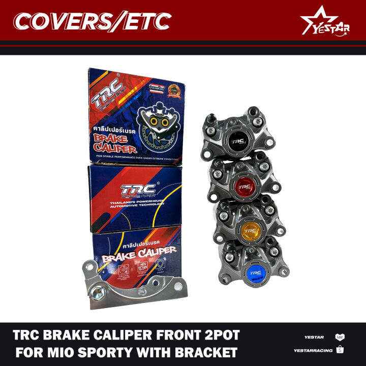 YESTAR RACING Trc Break Caliper (Front) 2 Pot MIO SPORTY with Bracket ...