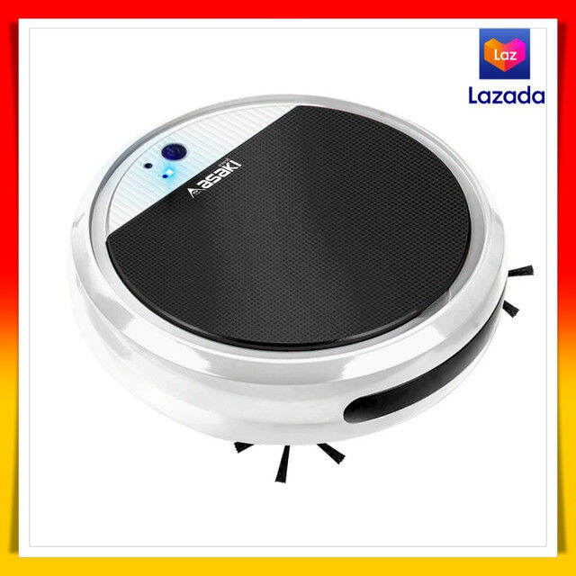 Asaki - หุ่นยนต์ดูดฝุ่น ASAKI รุ่น AK-RV9100 กำลัง 1,800 mAh สีดำ [# เครื่องใช้ไฟฟ้า Small Home ...