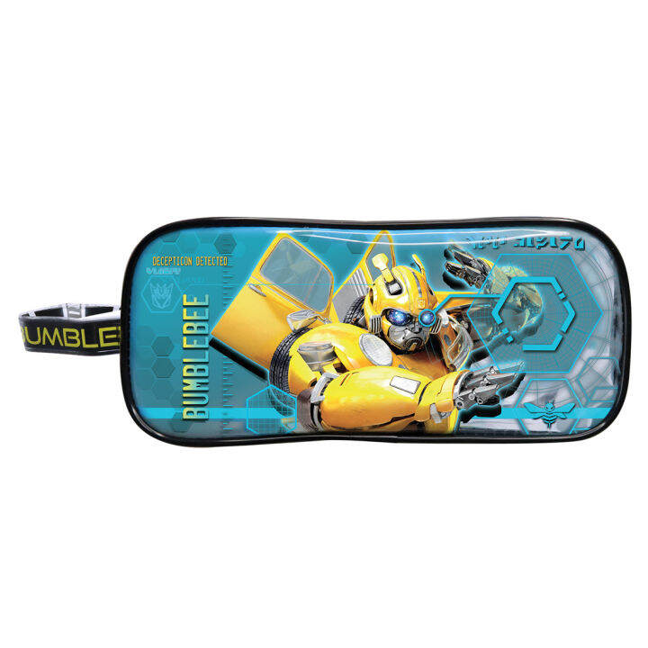 Transformers Bumblebee Transparent Square Pencil Bag Set | Lazada