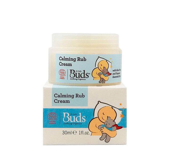 Buds Organic Calming Tummy Rub Cream 30ml | Lazada