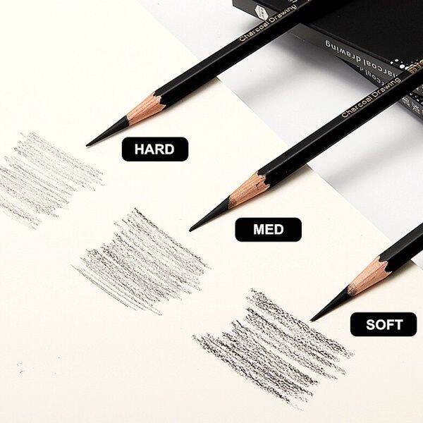 Nyoni Charcoal Pencil SATUAN Nioni Pensil Lukis Sketsa Gambar Arang ...