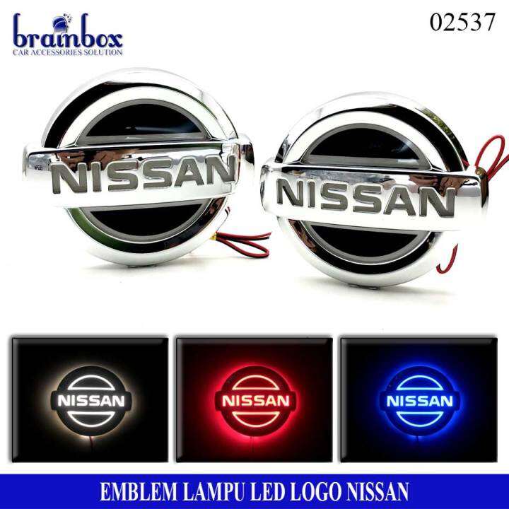 HIGH QUALITY Car Logo Light Nissan Emblem Mobil Lampu Car Logo LED ...