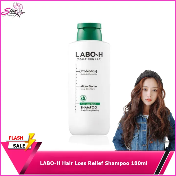 LABO-H Hair Loss Relief Shampoo 180ml Laboh ลดผมร่วงหัวล้าน แก้ปัญหาหนังศีรษะ | Lazada.co.th