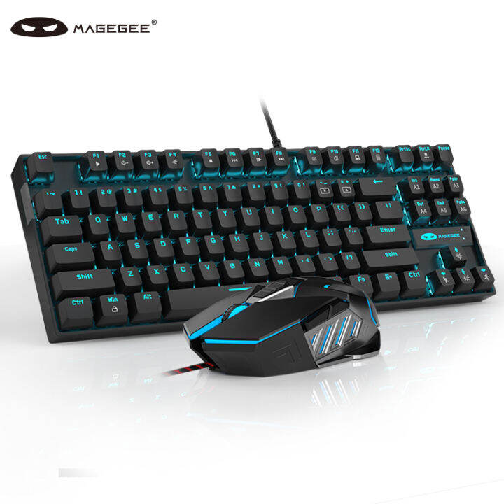 MageGee MK-STAR True Axis Gaming Keyboard Adjustable Backlit Mechanical ...