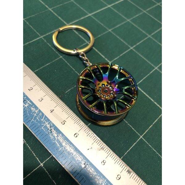 [READY STOCK] Sport Rim Motorsport Keychain Rainbow Warna | Lazada