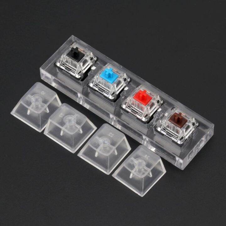Gateron MX Switch Acrylic Mechanical Keyboards Switch 4 Translucent ...