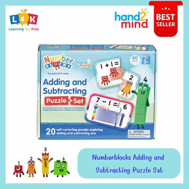 [3 ขวบ+] Numberblocks Adding and Subtracting Puzzle Set [จากแบรนด์ ...