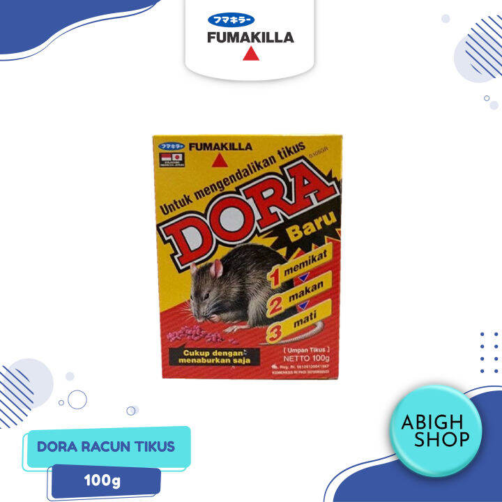 Fumakilla Dora Racun Tikus 100gr Racun Tikus Paling Ampuh Langsung Mati ... Fumakilla Dora Racun Tikus 100gr Racun Tikus Paling Ampuh Langsung Mati ...