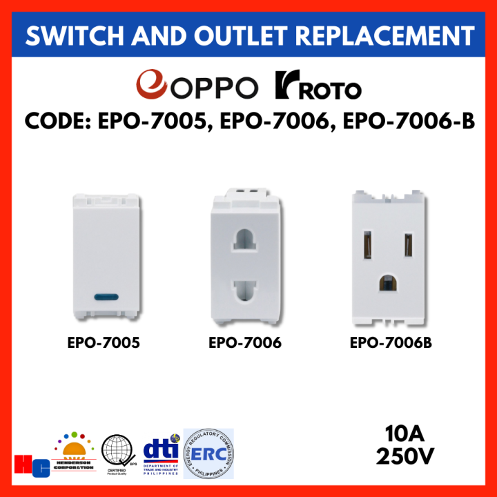 EOPPO Switch and Outlet Replacement | Lazada PH