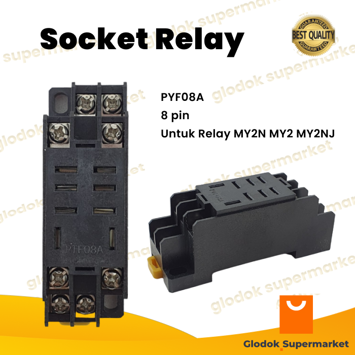Socket Relay MY2 8 Pin Soket Riley MY2N 8p PYF08A | Lazada Indonesia