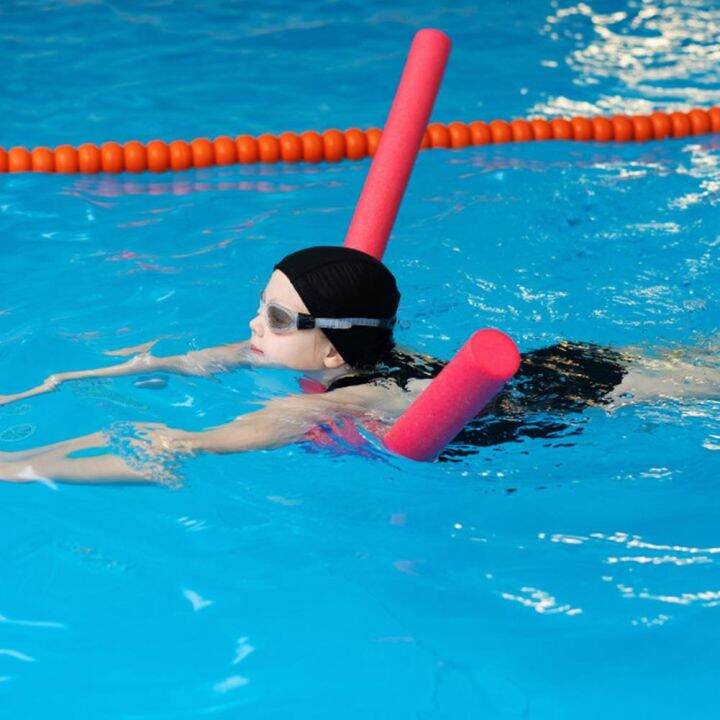 Swimming Swim Pool Noodle Floater Water Float Aid Woggle Hollow Noodle ...