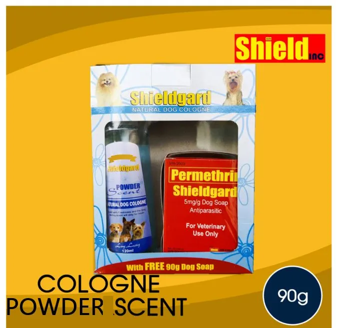 Shieldgard Natural Dog Cologne Powder Scent with Soap | Lazada PH