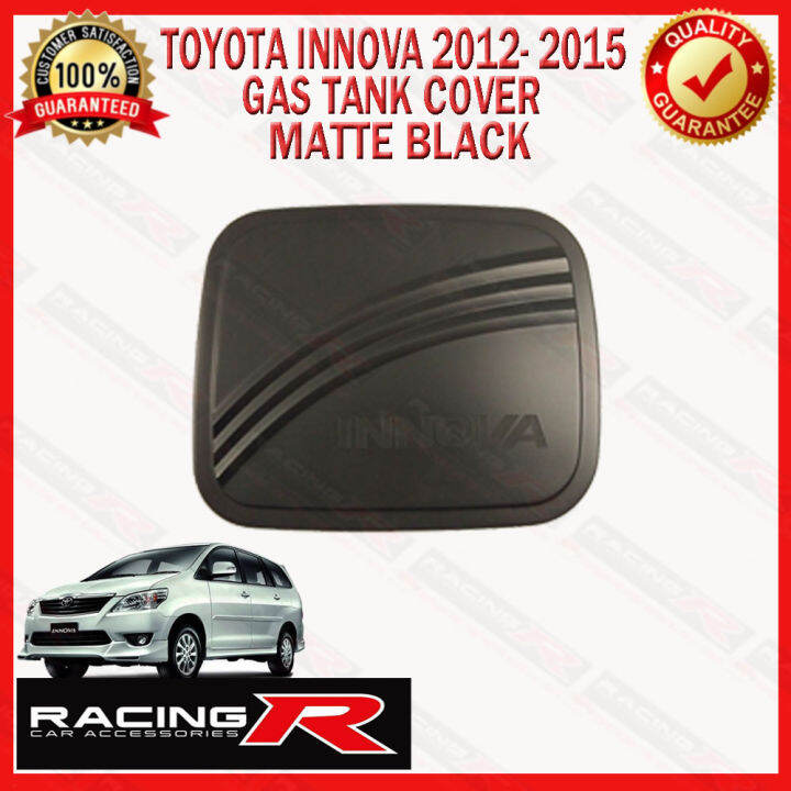 Toyota Innova 2012 to 2015 Gas Tank Garnish Cover Matte Black 2013 2014 ...