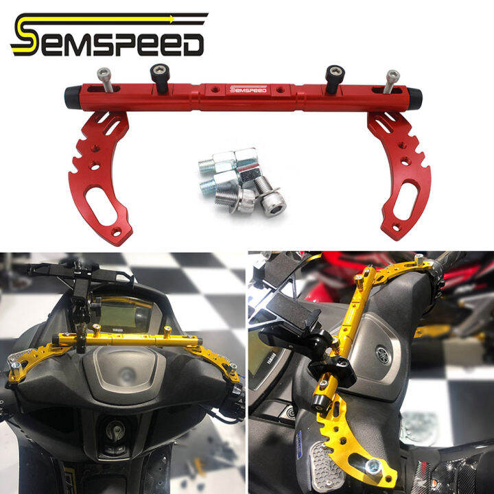 SEMSPEED Motorcycle Handle Cross bar Bracket Multifunction Mount ...