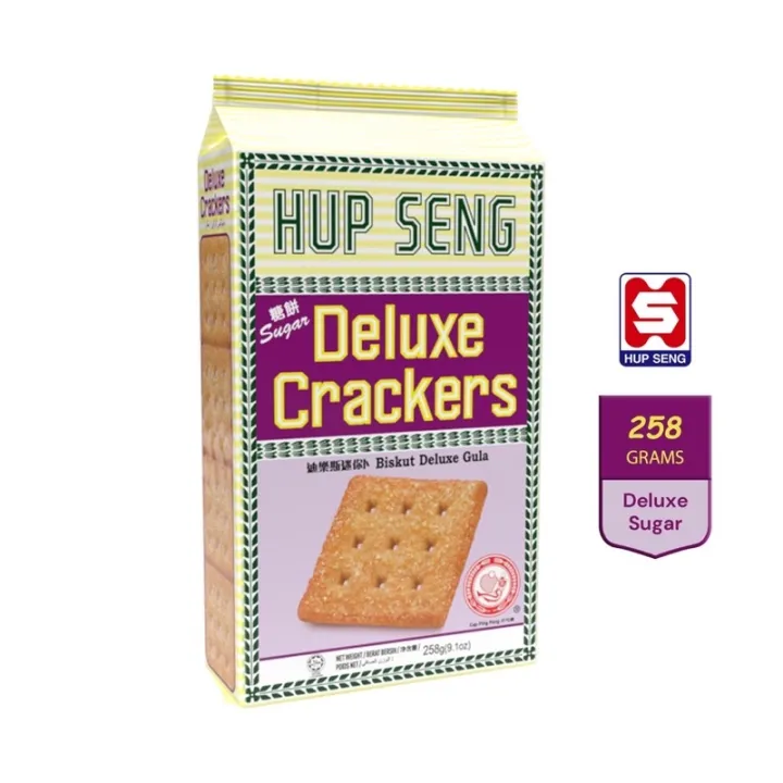 Hup Seng Deluxe Crackers Sugar Flavour 258g | Lazada