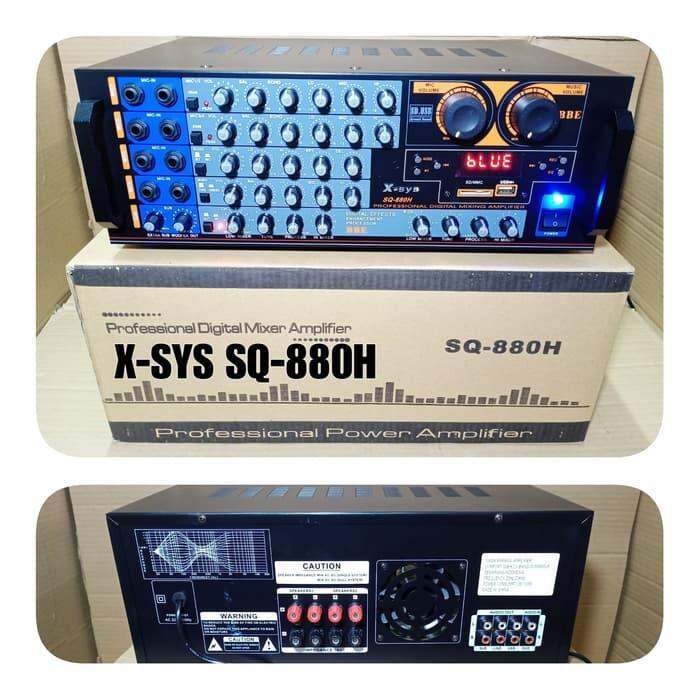 Amplifier karaoke 8 channel X SYS SQ 880H Bluetooth usb original power ...