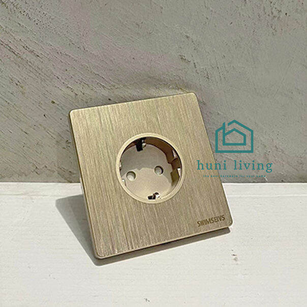 Stop Kontak Inbow Tanam Dinding Emas Gold Brushed | Lazada Indonesia