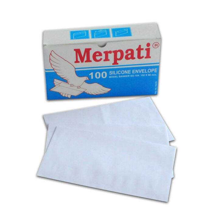 AMPLOP PUTIH 104 MERPATI ( ISI 100 LEMBAR ) | Lazada Indonesia