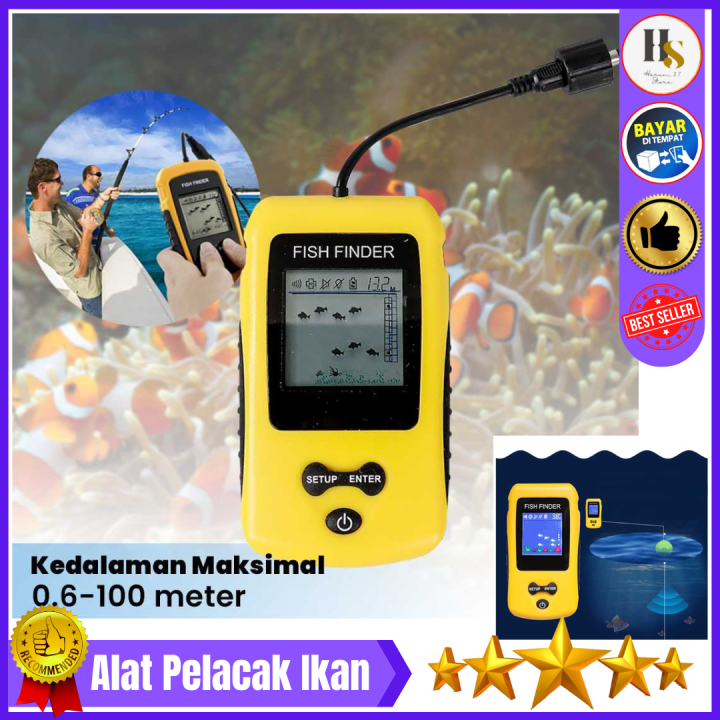 COD GPS Spinder Alat Pelacak Ikan di Laut Sonar Fish Finder Cable 4x4 ...