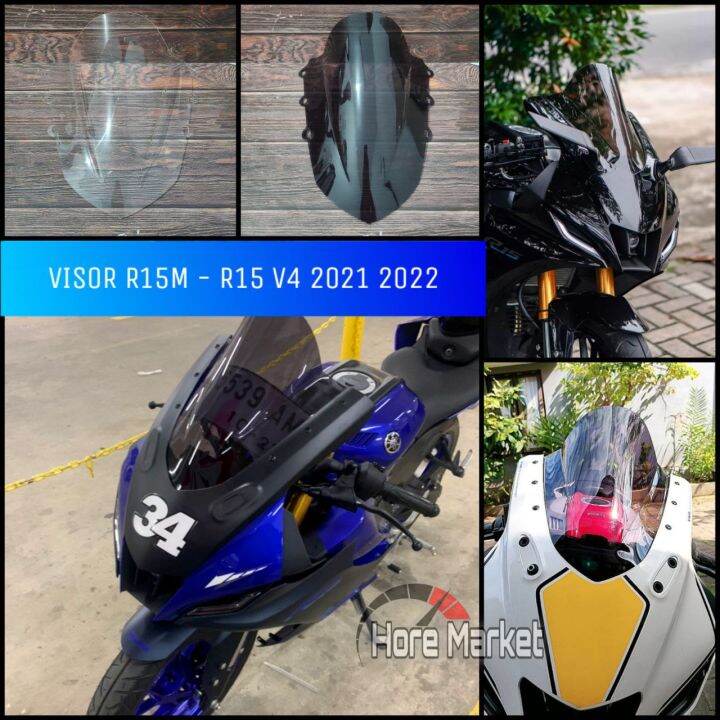 VISOR R15 V4 WINDSHIELD R15M VVA 2021 2022 JENONG | Lazada Indonesia