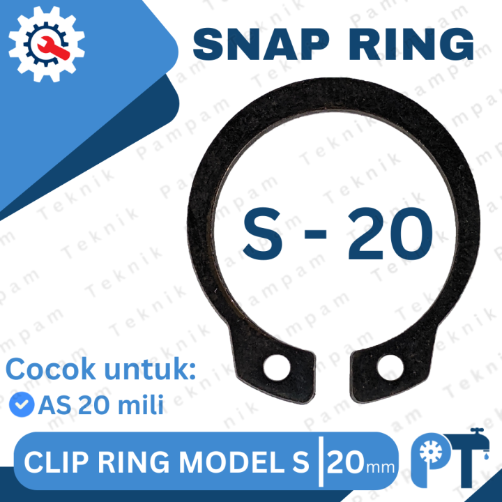 SNAPRING S20 SNAP RING S 20 - AS 20mm ADT SPARE PART CIRCLIP | Lazada Indonesia
