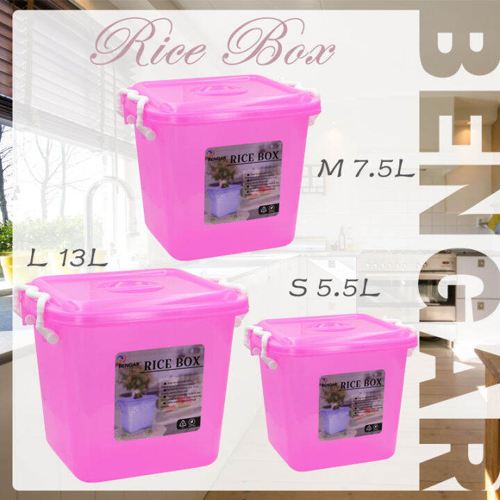 Rice Box / Rice Storage Box / Plastic Food Keeper / Food Container ...