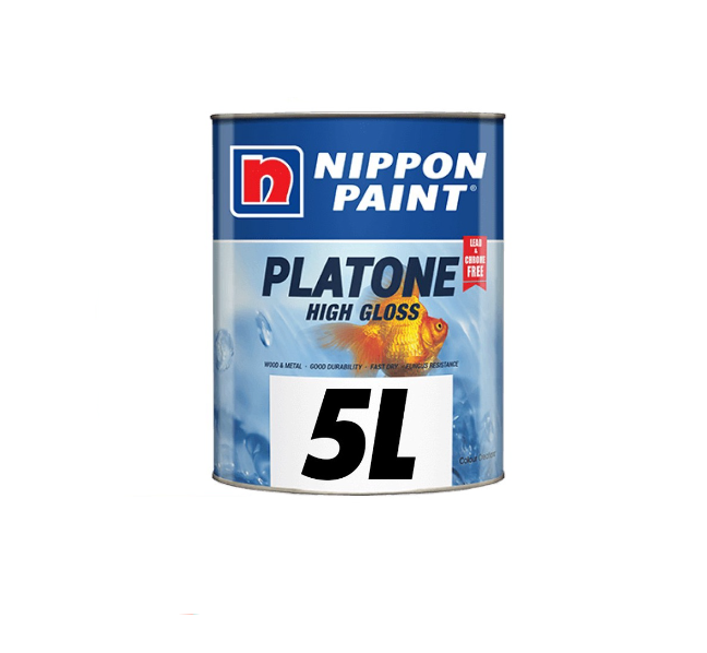 5L Nippon Paint Platone HI Gloss Wood & Metal Cat | Lazada