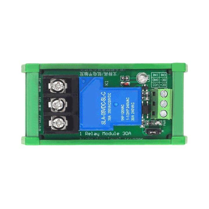 1 Channel 30A Optocoupler Isolation Support High and Low Level Trigger Switch Relay Module ...