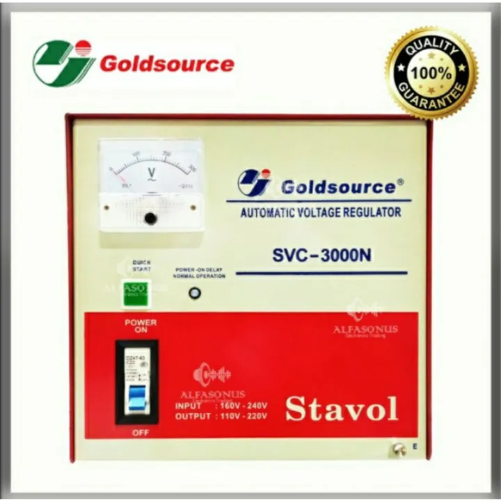 Goldsource AVR-3000WATTS WITH 5minutes time delay | Lazada PH