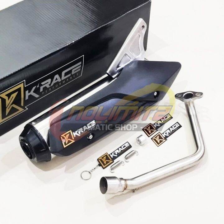 Knalpot KRace Standar Racing Honda Genio NEW Beat Deluxe Scoopy 2021 | Lazada Indonesia