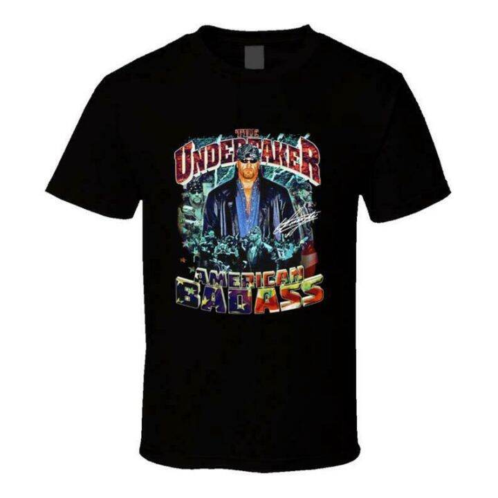 The Undertaker American Badass Popular Wrestler Sports Fan T Shirt ...