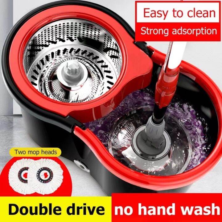 Mop spin mop household cleaning map for floor bucket mops-Z055 | Lazada PH