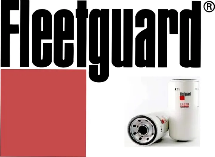 LF670 Fleetguard Lube Filter, Full Flow Spin-On Genuine / Generator ...