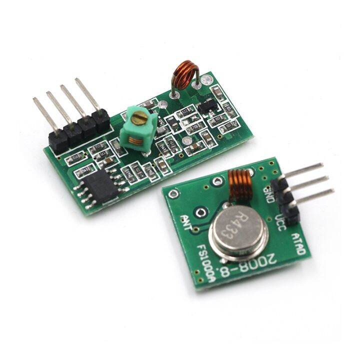 ZR For 433Mhz RF Transmitter and Receiver Module Link Kit for ARM/MCU ...