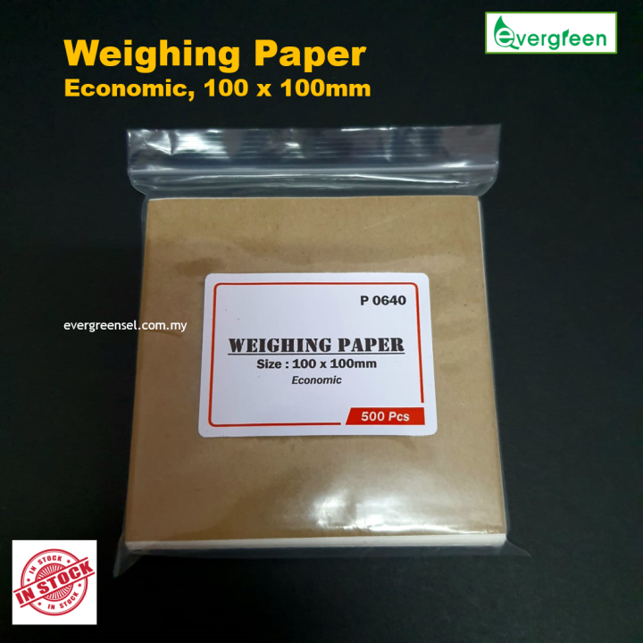 ( PROMO ) Weighing Paper, 100 x 100mm, Pack of 500pcs | Lazada