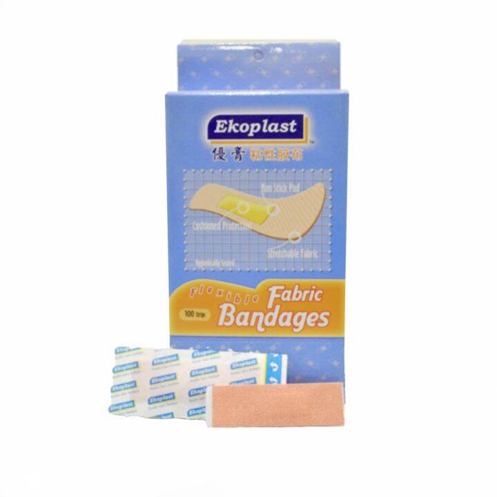 Ekoplast Flexible Fabric Plaster 100s | Lazada