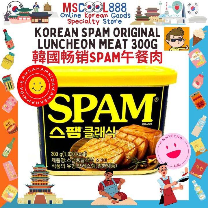 Korea Spam Original Luncheon Meat Can Imported Ham Pork Chicken Mix ...
