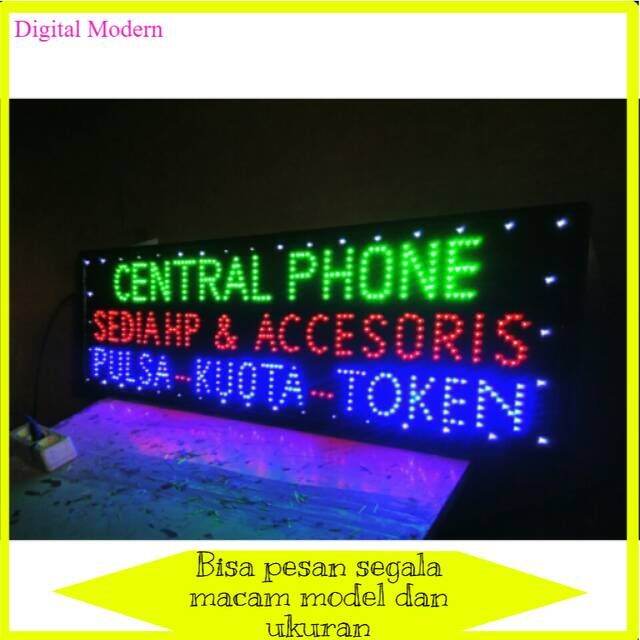 Led sign / text tulisan lampu led papan nama besarrr | Lazada Indonesia