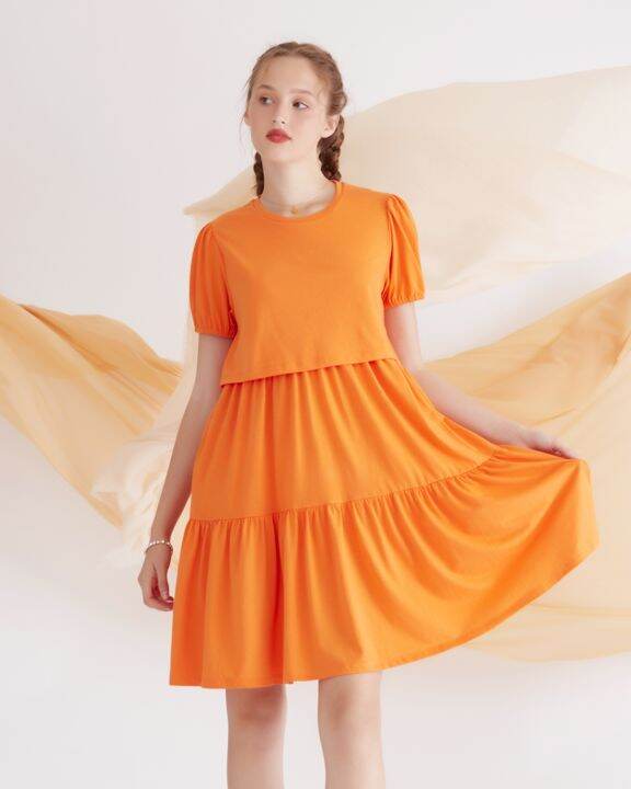 Nitan (นิทาน) เดรสให้นม ชุดคลุมท้อง Candy Rain | Lazada.co.th